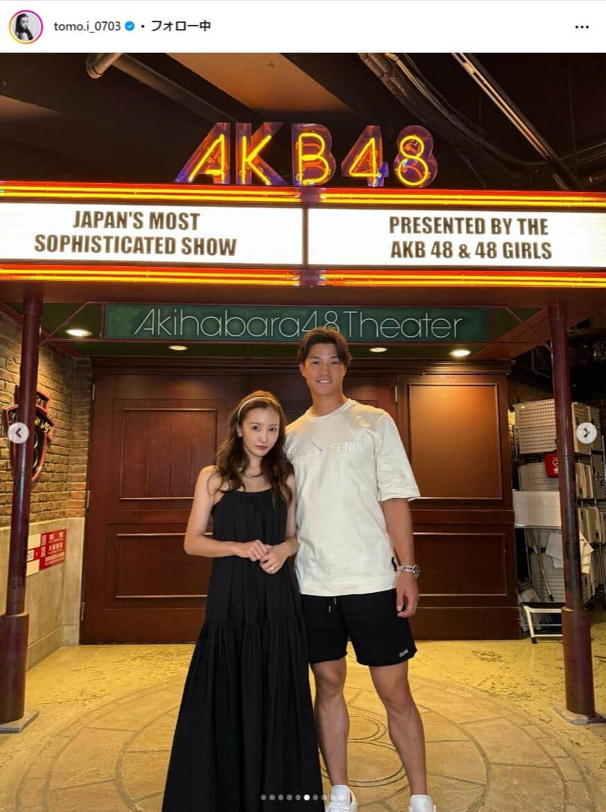 「テレビでずっと観てた場所やん！」 板野友美、夫・高橋奎二とAKB48劇場へ「夫婦で劇場はえもすぎ」「胸熱」: J-CAST ニュース