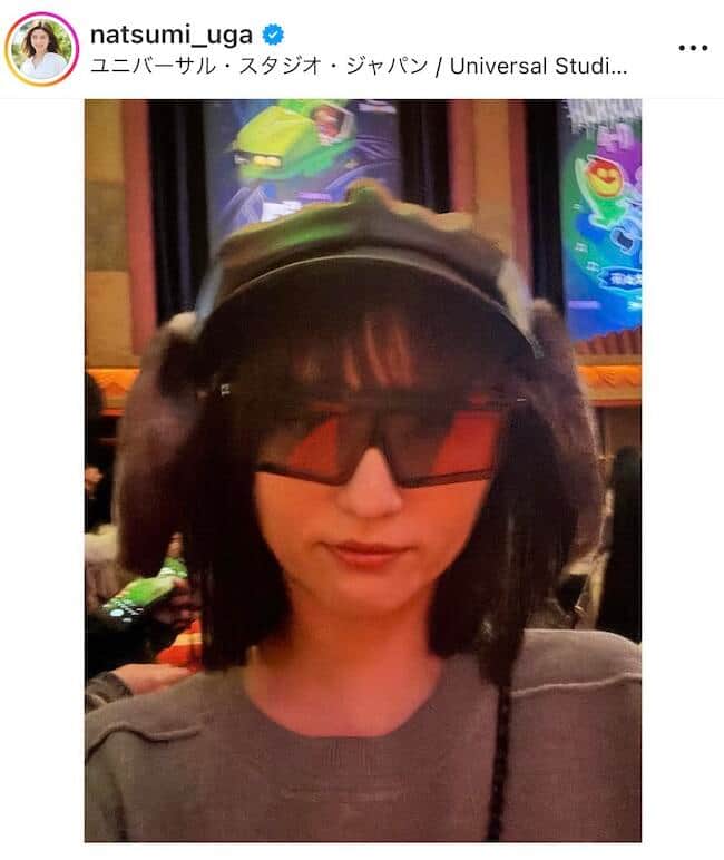 宇賀なつみ38歳、スラリ美足あらわミニスカコーデが反響 USJで放つ存在感「可愛いさに乾杯」: J-CAST ニュース