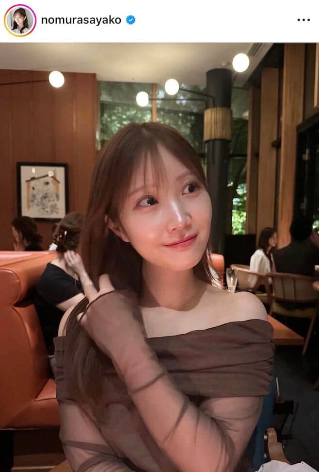 父親は野村萬斎...TBS野村彩也子アナ27歳、透け感オフショルで超キュート 「ぐっと大人っぽい」「可愛すぎる」: J-CAST ニュース