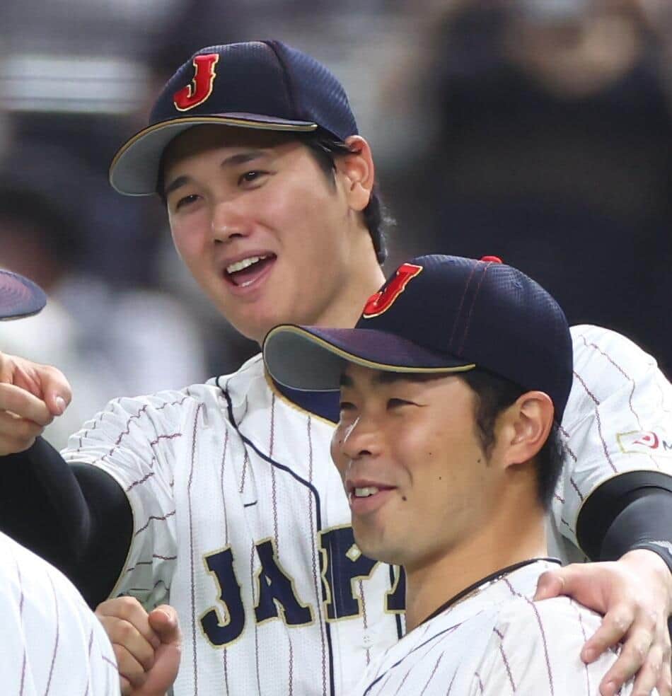 大谷翔平が近藤健介の帽子に... WBCメキシコ戦でのイタズラにSNS爆笑「めっちゃ仲良し」: J-CAST ニュース【全文表示】