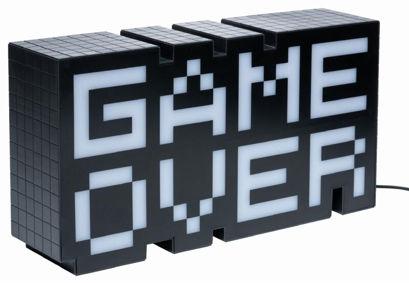 「GAME OVER」と光るゲーミングルームライト 8ビットゲーム時代をオマージュ: J-CAST トレンド【全文表示】