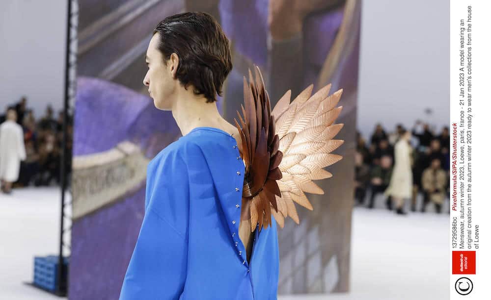 高級ブランド「ロエベ」新作まるで芸人ZAZYの衣装 「パリコレ」に出た天使の羽: J-CAST トレンド【全文表示】